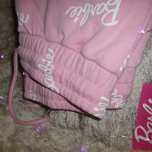 Barbie | Pants & Jumpsuits | Barbie Sweatpants Joggers Pink W All Over ...